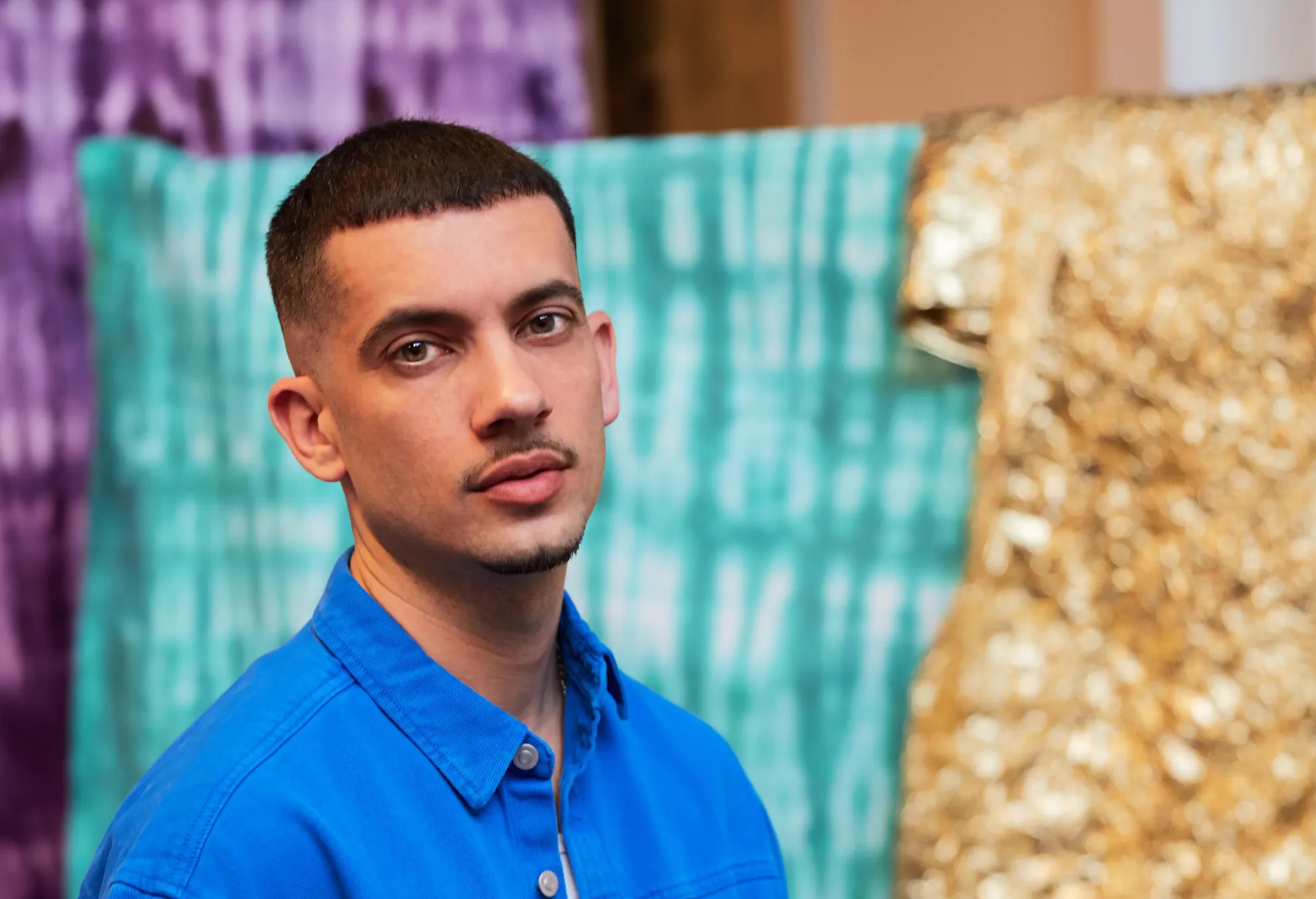 Raphaël Barontini Is Intertwining Cultures In Art’s Grandest Arenas